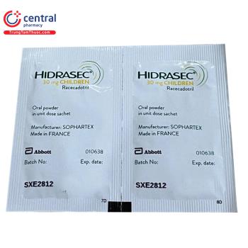 [CHÍNH HÃNG] Thuốc Hidrasec 30mg Children - Thuốc điều trị tiêu chảy cấp
