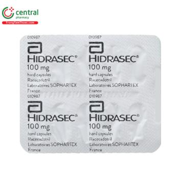 Thuốc Hidrasec 100mg điều trị triệu chứng tiêu chảy cấp ở người lớn