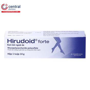 [CHÍNH HÃNG] Hirudoid Forte - điều trị viêm huyết khối tĩnh mạch