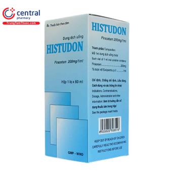 Thuốc Histudon (Piracetam 200mg/1ml): Công dụng, liều dùng, giá bán