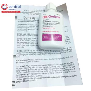 [CHÍNH HÃNG] Thuốc HOE Cloderm Solution đặc trị viêm da dị ứng