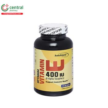 Thuốc Hotchland Optimum Vitamin E 400IU bổ sung vitamin E cho cơ thể