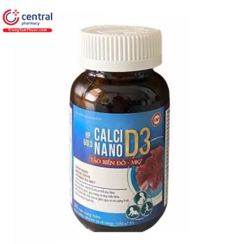 Hp Gold Calci Nano D3 Tảo Biển Đỏ MK7 bổ sung canxi và các khoáng chất