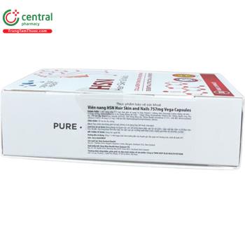 Thuốc HSN Hair Skin & Nails (Vỉ) - Bổ sung dưỡng chất làm đẹp da, tóc