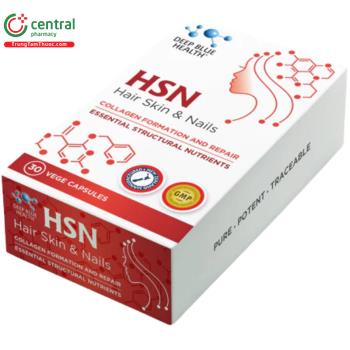 Thuốc HSN Hair Skin & Nails (Vỉ) - Bổ sung dưỡng chất làm đẹp da, tóc