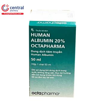 [CHÍNH HÃNG] Dung dịch truyền Human Albumin Octapharma 20%