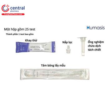 [CHÍNH HÃNG] Bộ Kit Test nhanh Humasis COVID-19 Ag Test