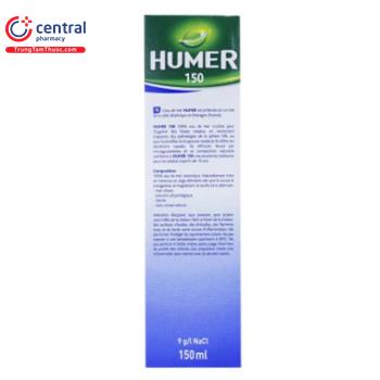 [CHÍNH HÃNG] Thuốc xịt mũi Humer 150 Adults phòng bệnh tai mũi họng