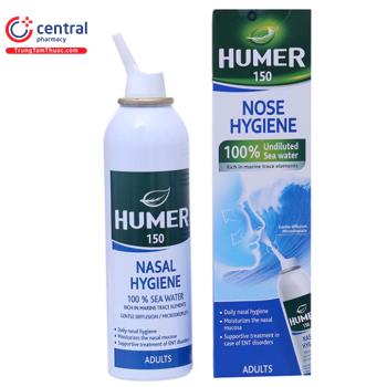 [CHÍNH HÃNG] Thuốc xịt mũi Humer 150 Adults phòng bệnh tai mũi họng