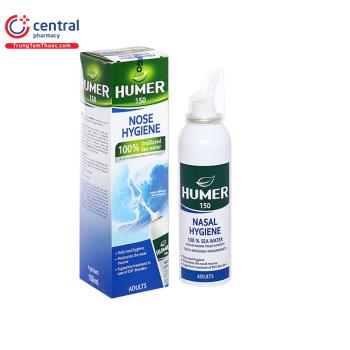 [CHÍNH HÃNG] Thuốc xịt mũi Humer 150 Adults phòng bệnh tai mũi họng