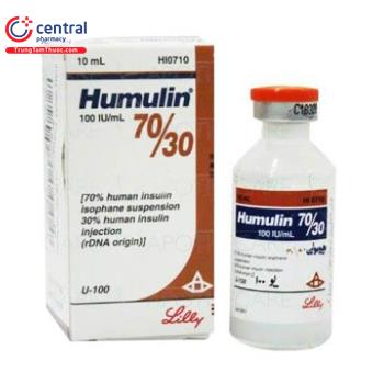 Thuốc Humulin 70/30 10ml - Thuốc điều trị tiểu đường