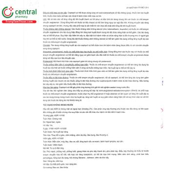 Thuốc Hurmat 25mg (Captopril) điều trị tăng huyết áp, suy tim