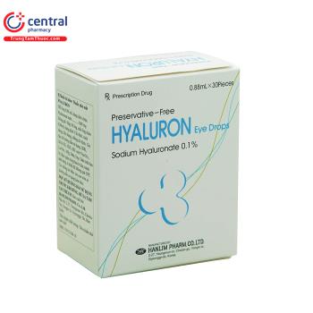 [CHÍNH HÃNG] Thuốc nhỏ mắt Hyaluron Eye Drops hộp 30 ống x 0,88mL