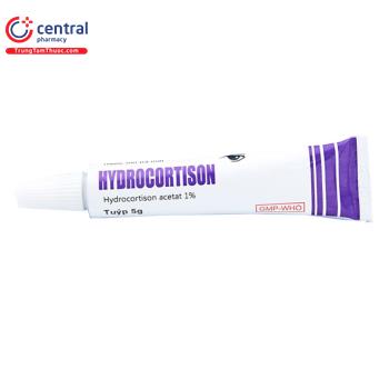 Thuốc mỡ tra mắt Hydrocortison 5g Medipharco điều trị viêm kết mạc