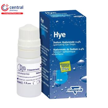 Thuốc nhỏ mắt Hye 0.4 % 10ml - Nước mắt nhân tạo dùng công nghệ mới