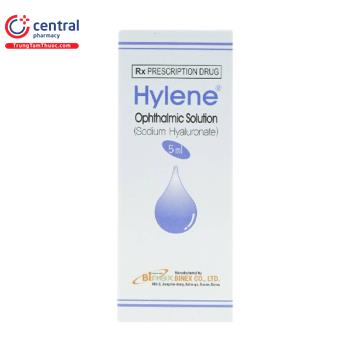 Thuốc nhỏ mắt Hylene Ophthalmic Solution : Cách dùng, lưu ý khi dùng