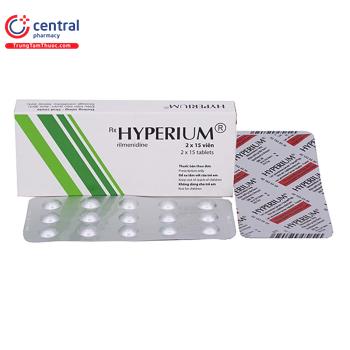 Thuốc Hyperium điều trị cao huyết áp: chỉ định, cách dùng