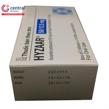 Thuốc Hyzaar 50/12,5mg: Chỉ định và lưu ý sử dụng