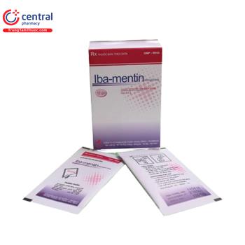 Thuốc Iba-mentin 500mg/62,5mg (Bột pha hỗn dịch) - Kháng sinh điều trị ...