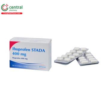 Thuốc Ibuprofen Stada 400mg giảm đau đầu, đau răng, thống kinh
