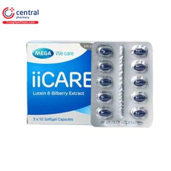 Thuốc iiCare - Liệu pháp chăm sóc mắt hiệu quả, cải thiện thị lực