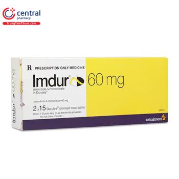 Thuốc Imdur 60mg - thuốc điều trị dự phòng đau thắt ngực