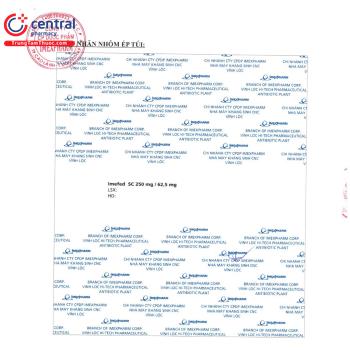 Thuốc Imefed SC 250mg/62,5mg - Điều trị nhiễm vi khuẩn hiệu quả