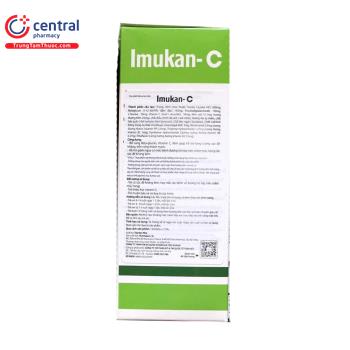 [CHÍNH HÃNG] Thuốc Imukan-C For Kid tăng sức đề kháng cho trẻ