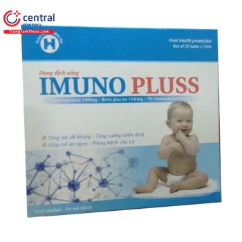 [CHÍNH HÃNG] Dung dịch uống Imuno Pluss nâng cao sức đề kháng cho trẻ