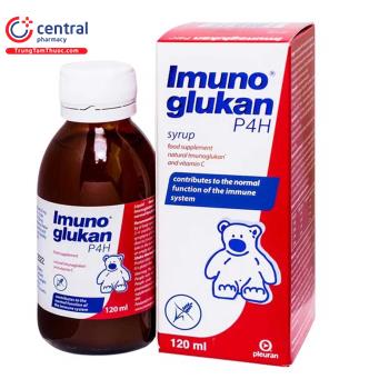 Thuốc Imunoglukan P4H 120ml - Tăng cường miễn dịch cho trẻ nhỏ