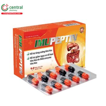 Thuốc Imupeptin - Hỗ trợ tiêu hóa, giảm nguy cơ rối loạn tiêu hóa