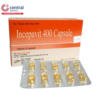 [CHÍNH HÃNG] Thuốc Incepavit 400 Capsule - bổ sung vitamin E