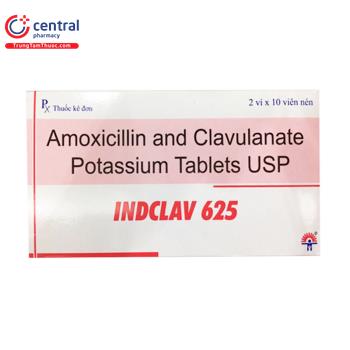 Thuốc kháng sinh Indclav 625: Tác dụng, liều dùng và giá bán