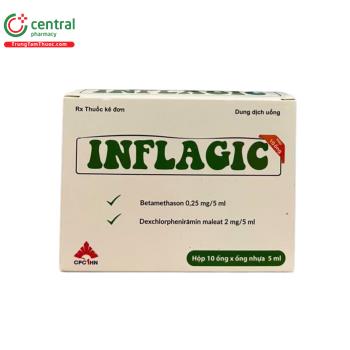 Thuốc Inflagic 5ml - Chống viêm và giảm dị ứng mạnh