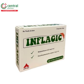 Thuốc Inflagic 5ml - Chống viêm và giảm dị ứng mạnh
