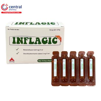 Thuốc Inflagic 5ml - Chống viêm và giảm dị ứng mạnh