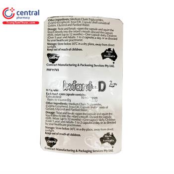 [CHÍNH HÃNG] Thuốc Infant-D: bổ sung vitamin D3 cho bé