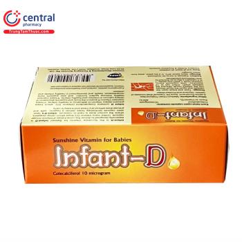 [CHÍNH HÃNG] Thuốc Infant-D: bổ sung vitamin D3 cho bé