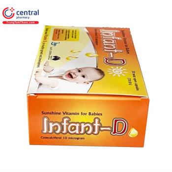 [CHÍNH HÃNG] Thuốc Infant-D: bổ sung vitamin D3 cho bé