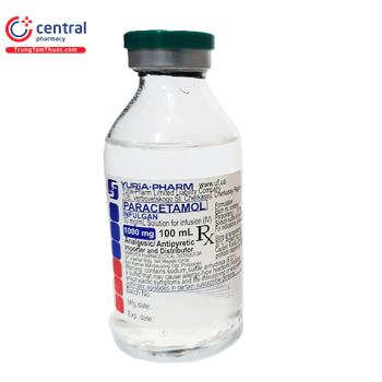 Thuốc Infulgan (Paracetamol 1000mg) giúp giảm đau, hạ sốt