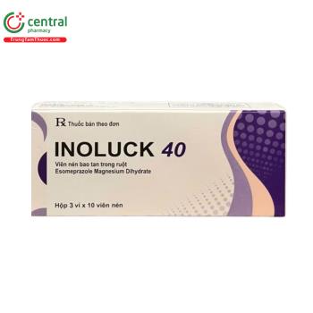[CHÍNH HÃNG] Thuốc Inoluck 40mg - điều trị loét dạ dày tá tràng