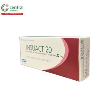 [CHÍNH HÃNG] Thuốc Insuact 20 - Điều trị tăng cholesterol