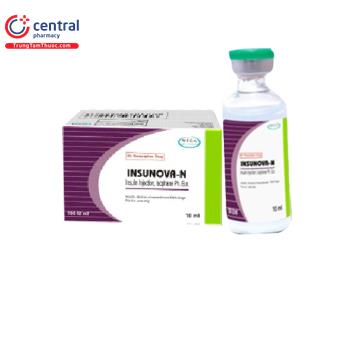Thuốc Insunova-N (NPH)100IU/1ml 10ml - Thuốc điều trị bệnh tiểu đường
