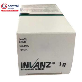 Thuốc Invanz 1g - Bột pha thuốc tiêm điều trị nhiễm khuẩn