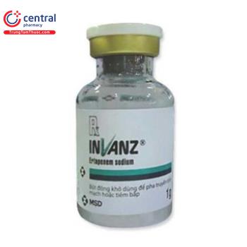 Thuốc Invanz 1g - Bột pha thuốc tiêm điều trị nhiễm khuẩn