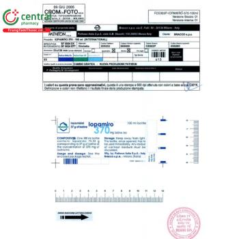 Thuốc Iopamiro 370mg/ml dùng trong các thủ thuật chẩn đoán chụp ảnh