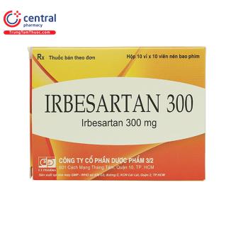 [CHÍNH HÃNG] Thuốc Irbesartan 300 F.T.Pharma - điều trị tăng huyết áp