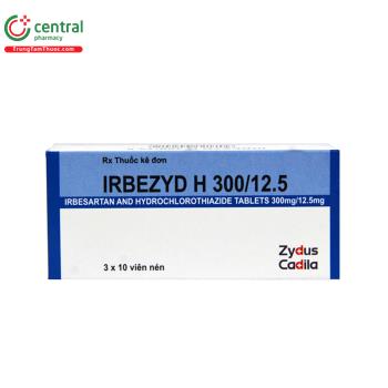 Thuốc Irbezyd H 300/12.5 - Điều trị tình trạng tăng huyết áp