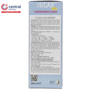Thuốc Isilax Bimbi Concentrato Fluido 200ml giúp giảm táo bón cho bé