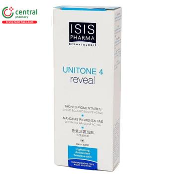 Isis Pharma Unitone 4 Reveal - Giúp làm mờ vết sạm da và nám da
